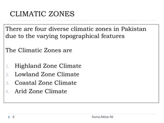 Climate of Pakistan | PPTX
