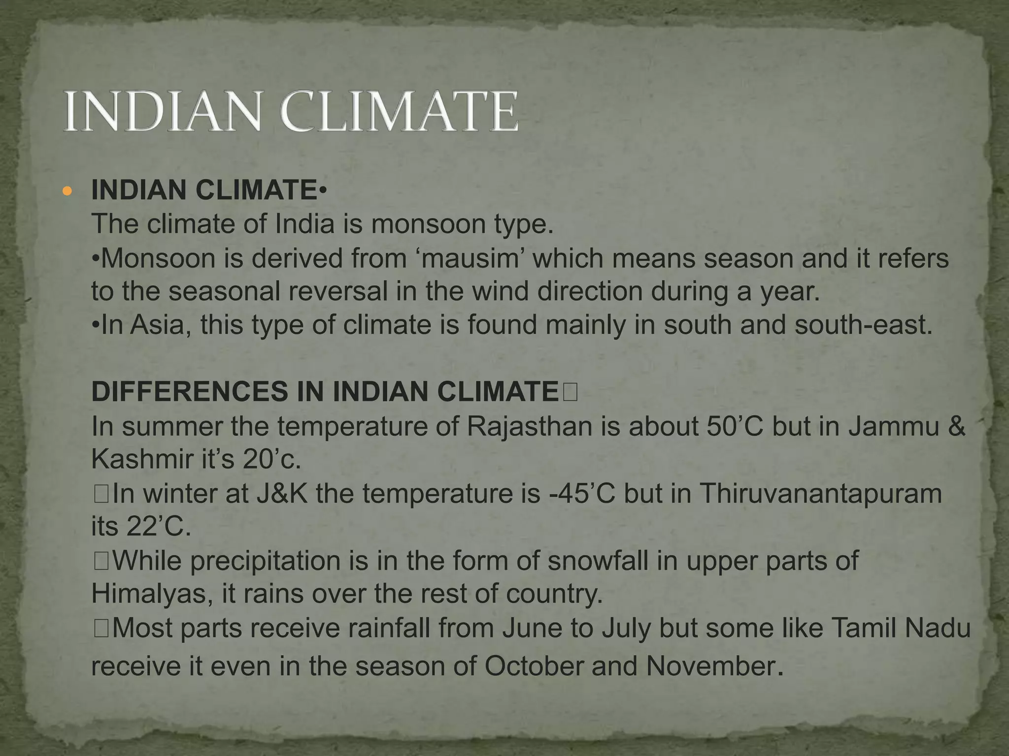 Climate cbse 9 class geography | PPTX