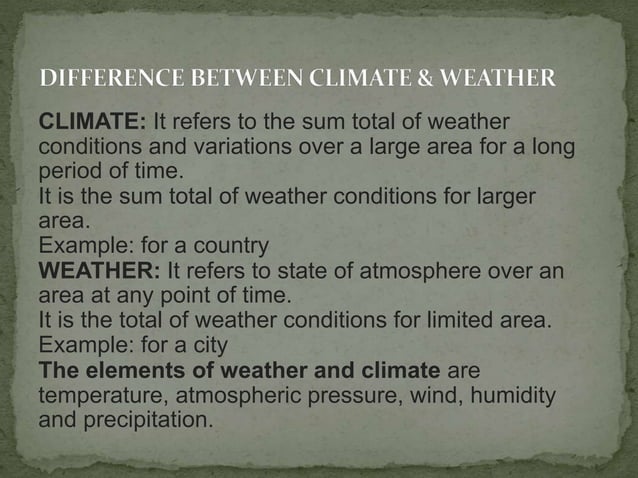 Climate cbse 9 class geography | PPTX | Weather | Science