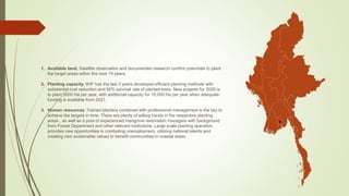 Climate action through mangrove afforestation &restoration in Myanmar | PPT