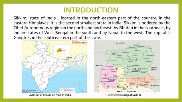 CLIMATE AND AGRICULTURE OF SIKKIM.pptx | Agriculture | Industries