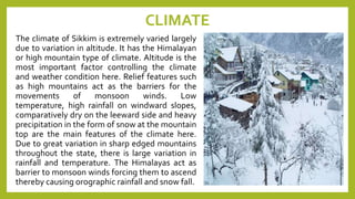 CLIMATE AND AGRICULTURE OF SIKKIM.pptx