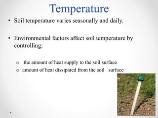Climate and its effects on soil | PPTX