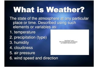 CLIMATE And WEATHER | PDF