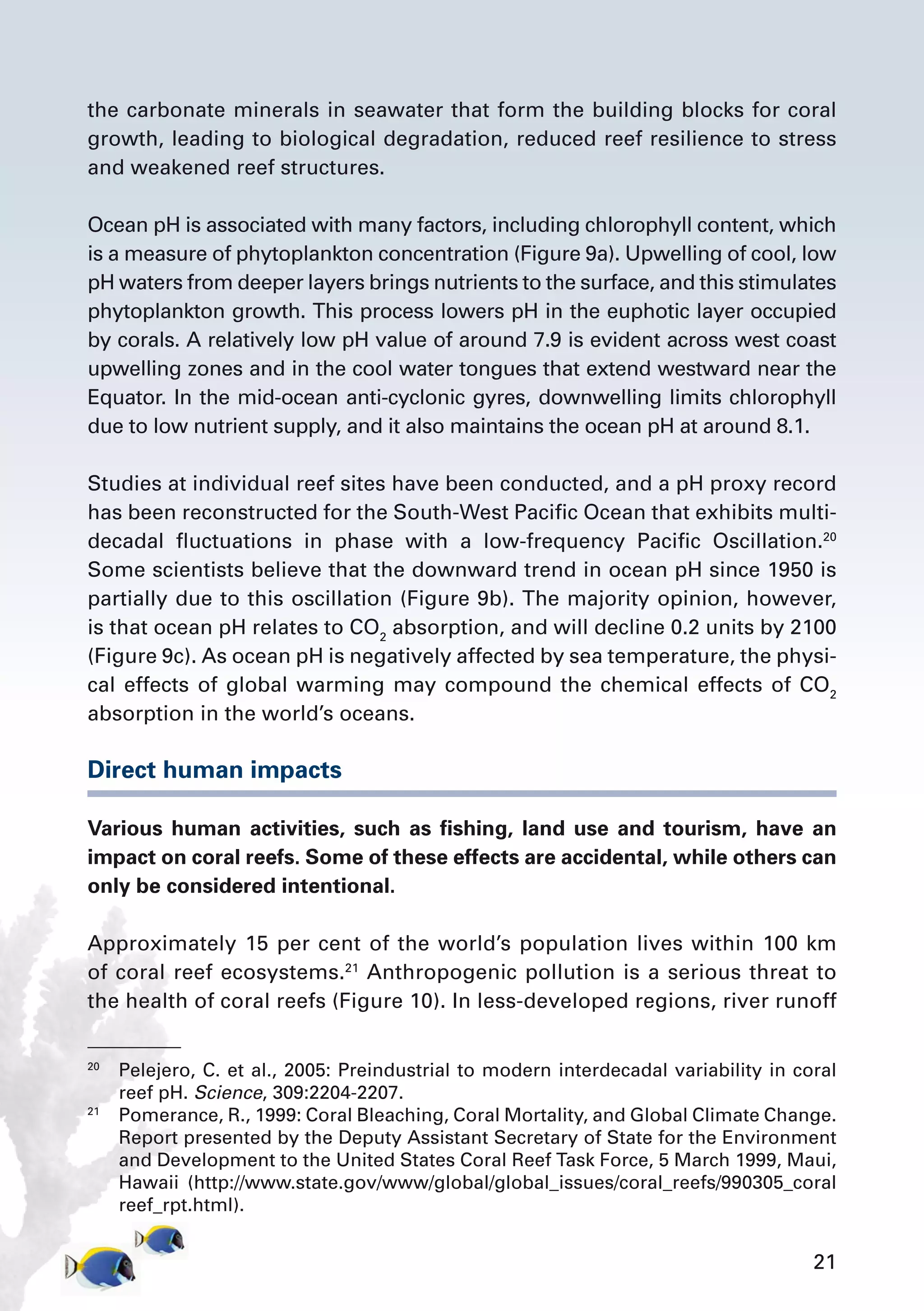 Climate, carbon and coral reefs | PDF