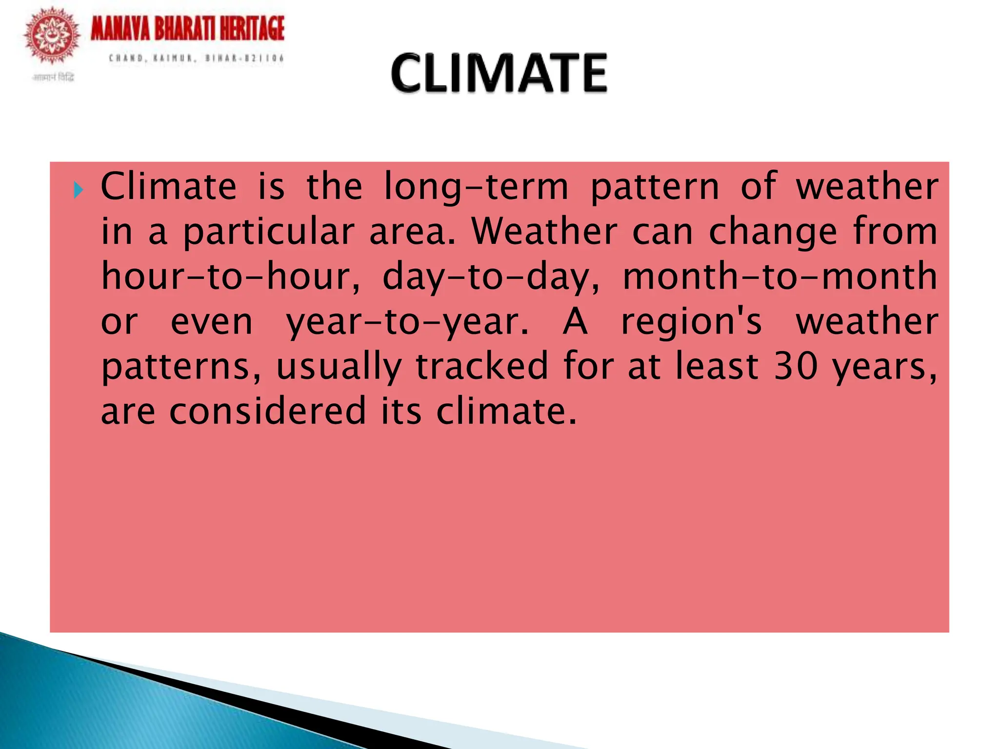 climate ch 11.pptx on climate and climate change | PPT