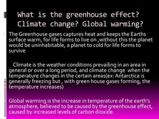Climate change | PPTX