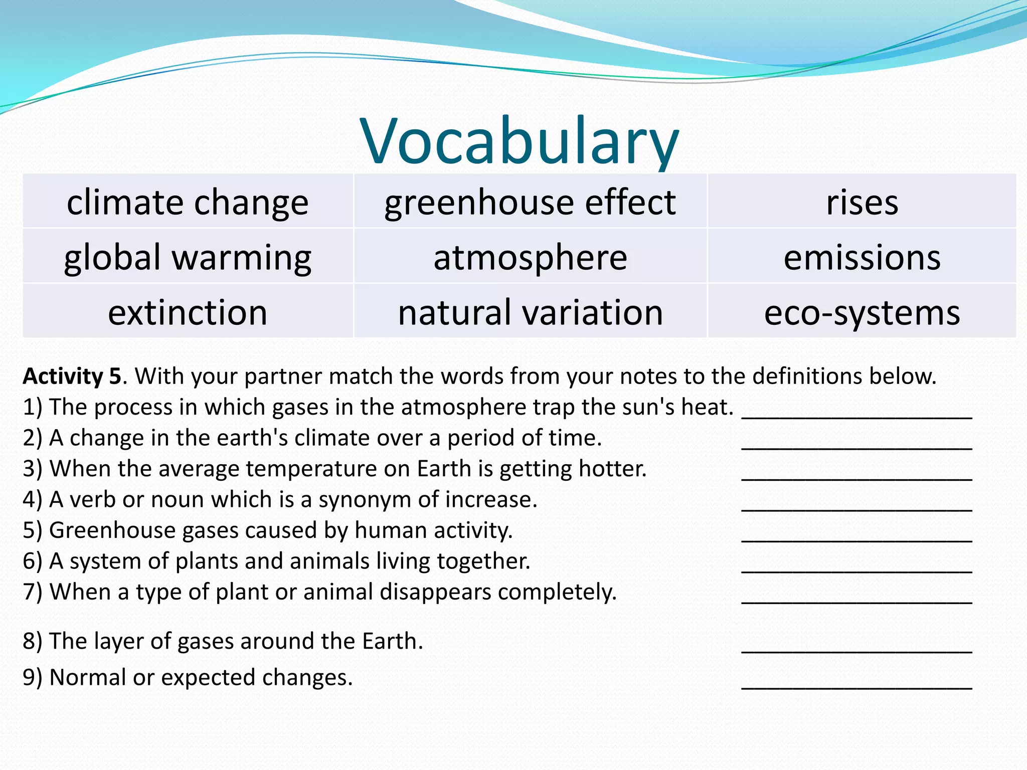 Climate change | PPTX
