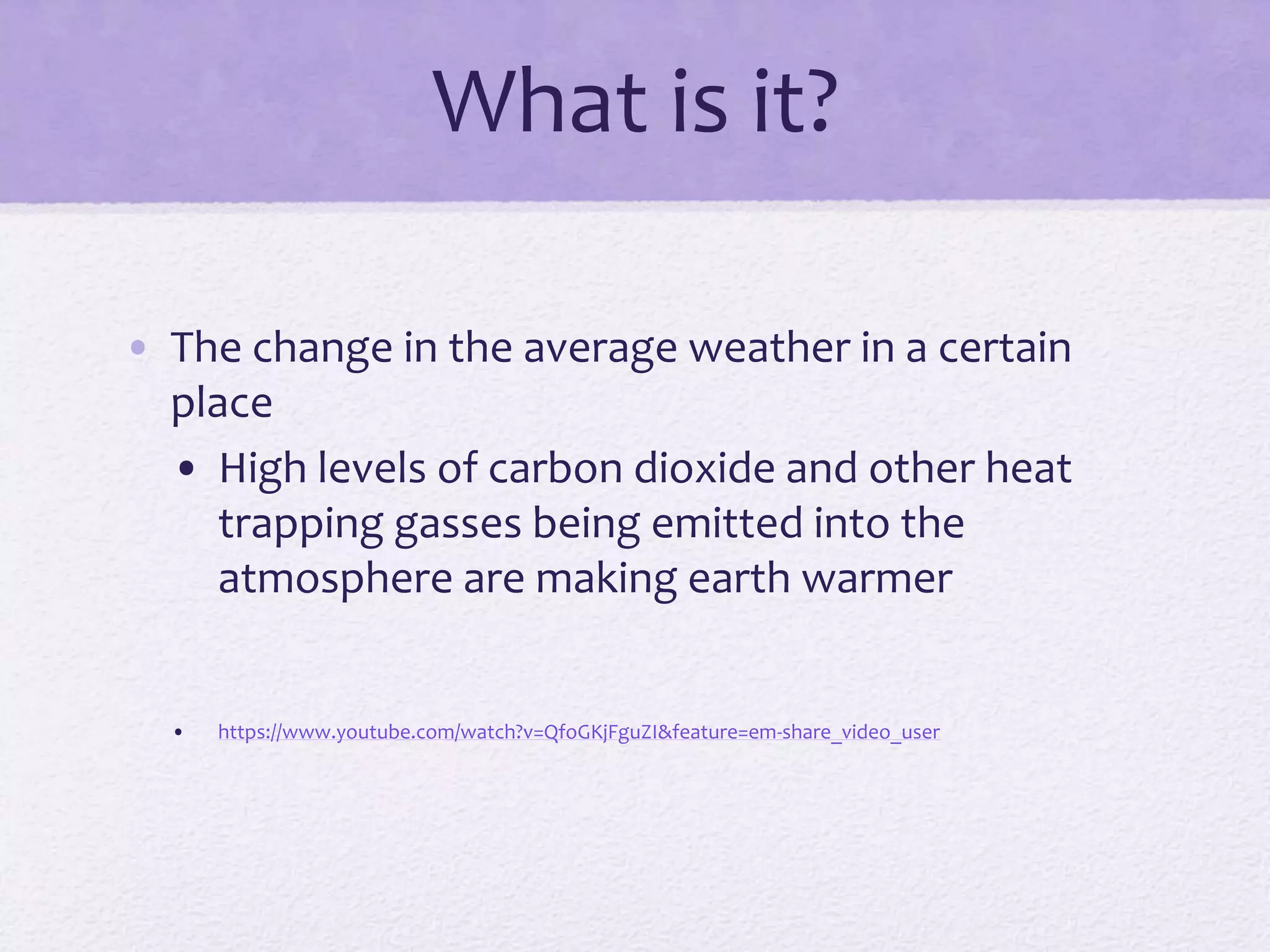 Climate change | PPT