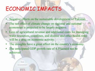 Climate change and its impacts on economy | PPTX