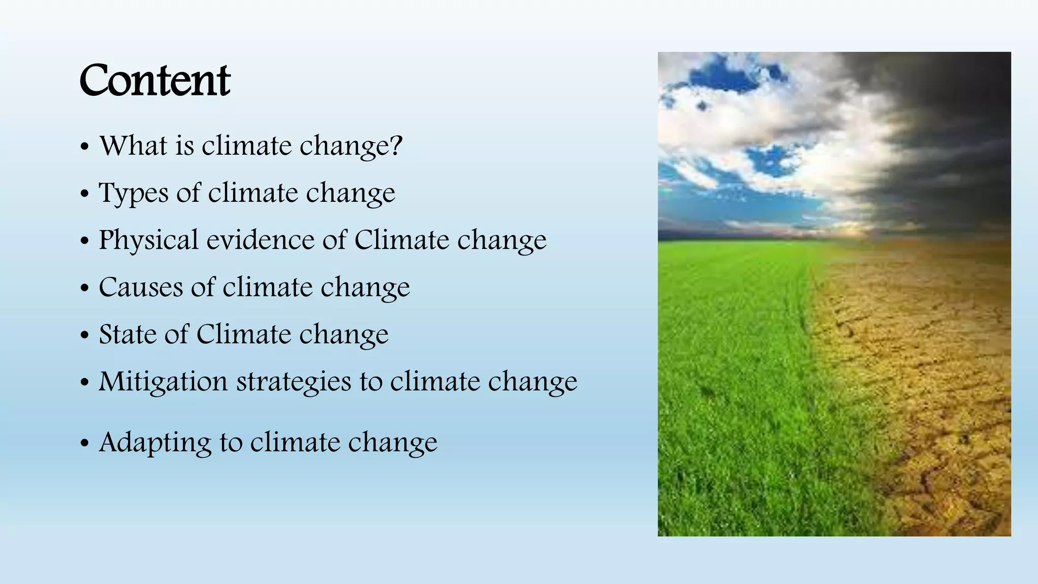 Climate change | PPTX