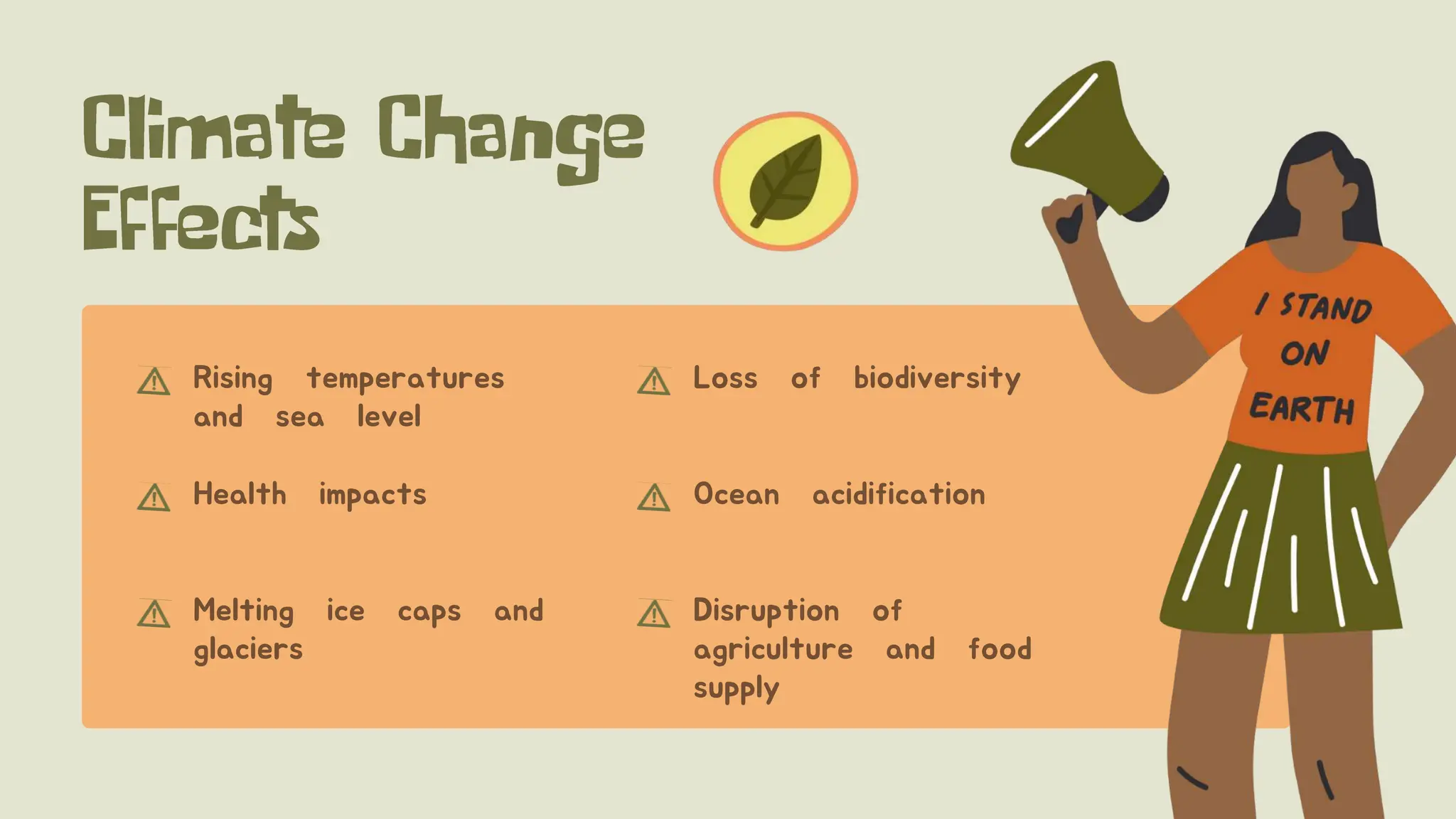Climate change Presentation for students who need it | PPTX