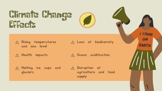 Climate change Presentation for students who need it | PPTX