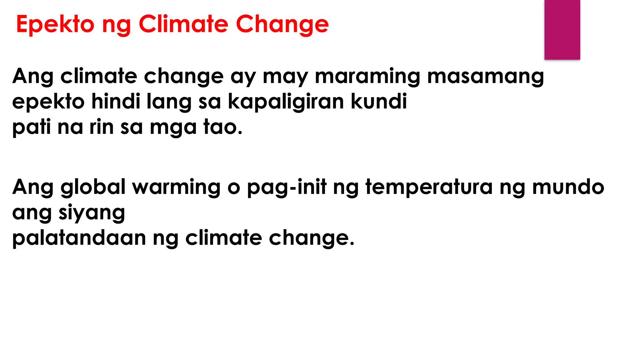 Climate Change.ARALING PANLIPUNAN 10pptx | PPTX