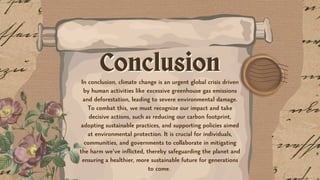Climate Change and It's Effects on Mother Earth | PDF