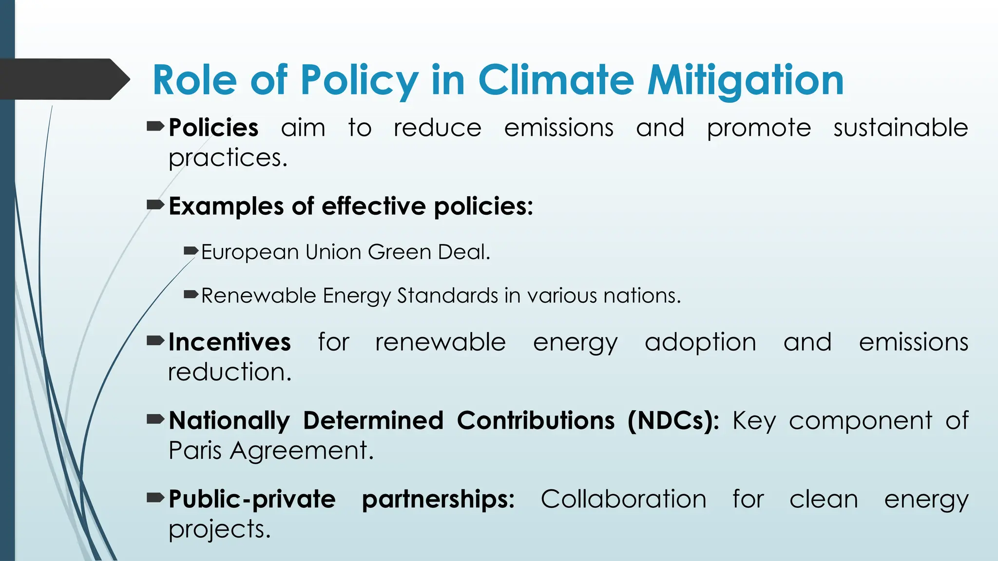 Climate Change and Environmental Policy. | PPTX