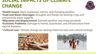 Climate Change Presentation for SST homework Class 10/9 | PPTX