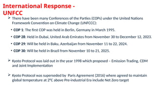 Climate Change and Mitigation: The problematic Earth | PPTX