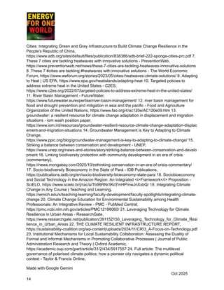 Climate Change- Adaptation and Resilience Discussion Framework | PDF