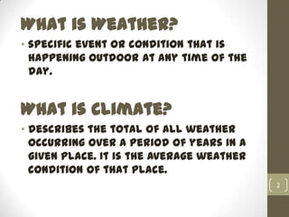 Climate change | PPTX