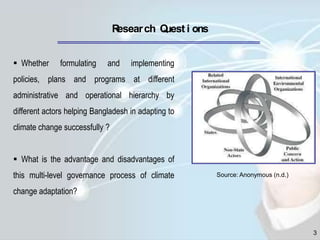 Climate Change Adaptation through Multi-level Governance: Perspectives ...