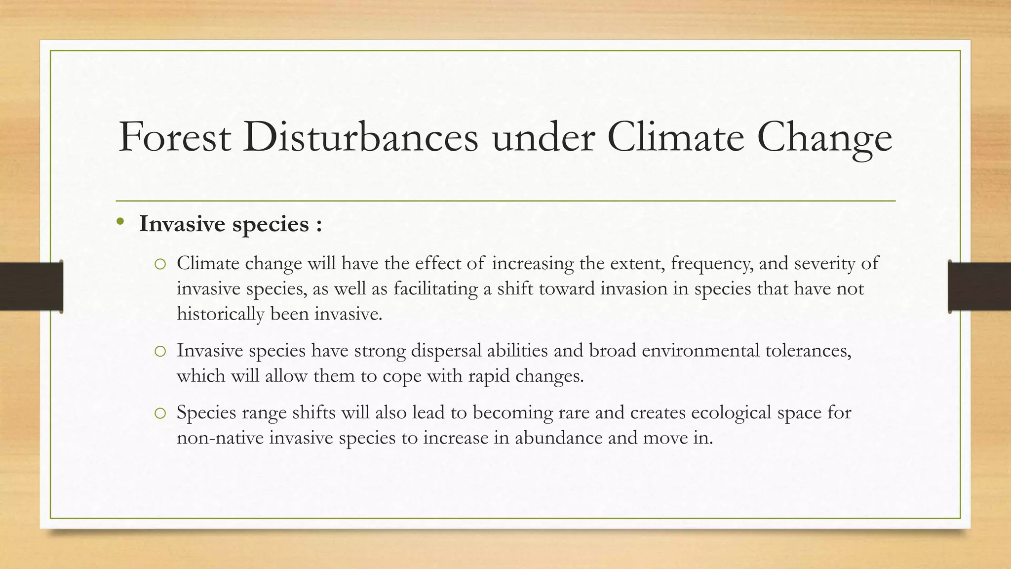 Forests and Climate Change | PPTX