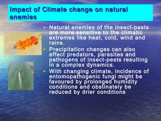 Climate change and crop pest scenario | PPT