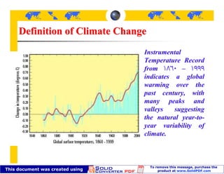 Climate change and electricity generation | PPT