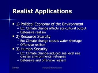 Climate Change And Environmental Security | PPT