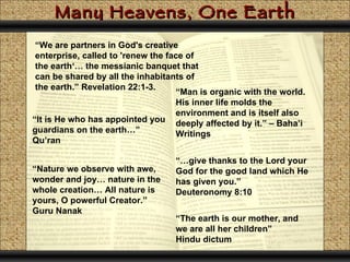 Climate Change And Faith | PPT