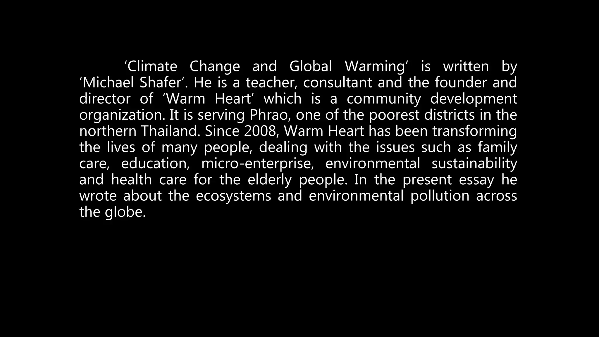 Climate change and global warming English lesson Summary | PPT