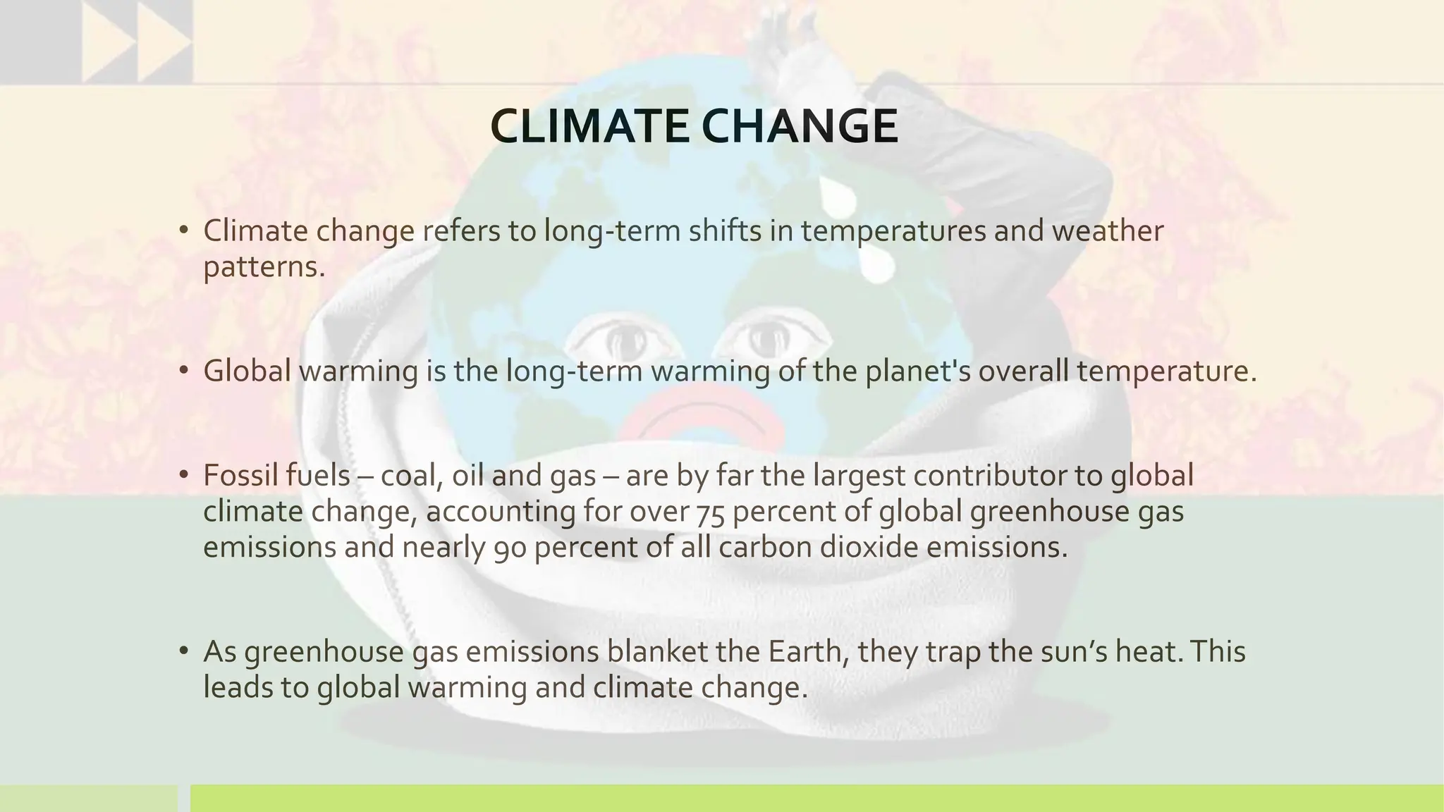 Climate Change and Global Warming1.pptx new | PPTX | Environmental ...