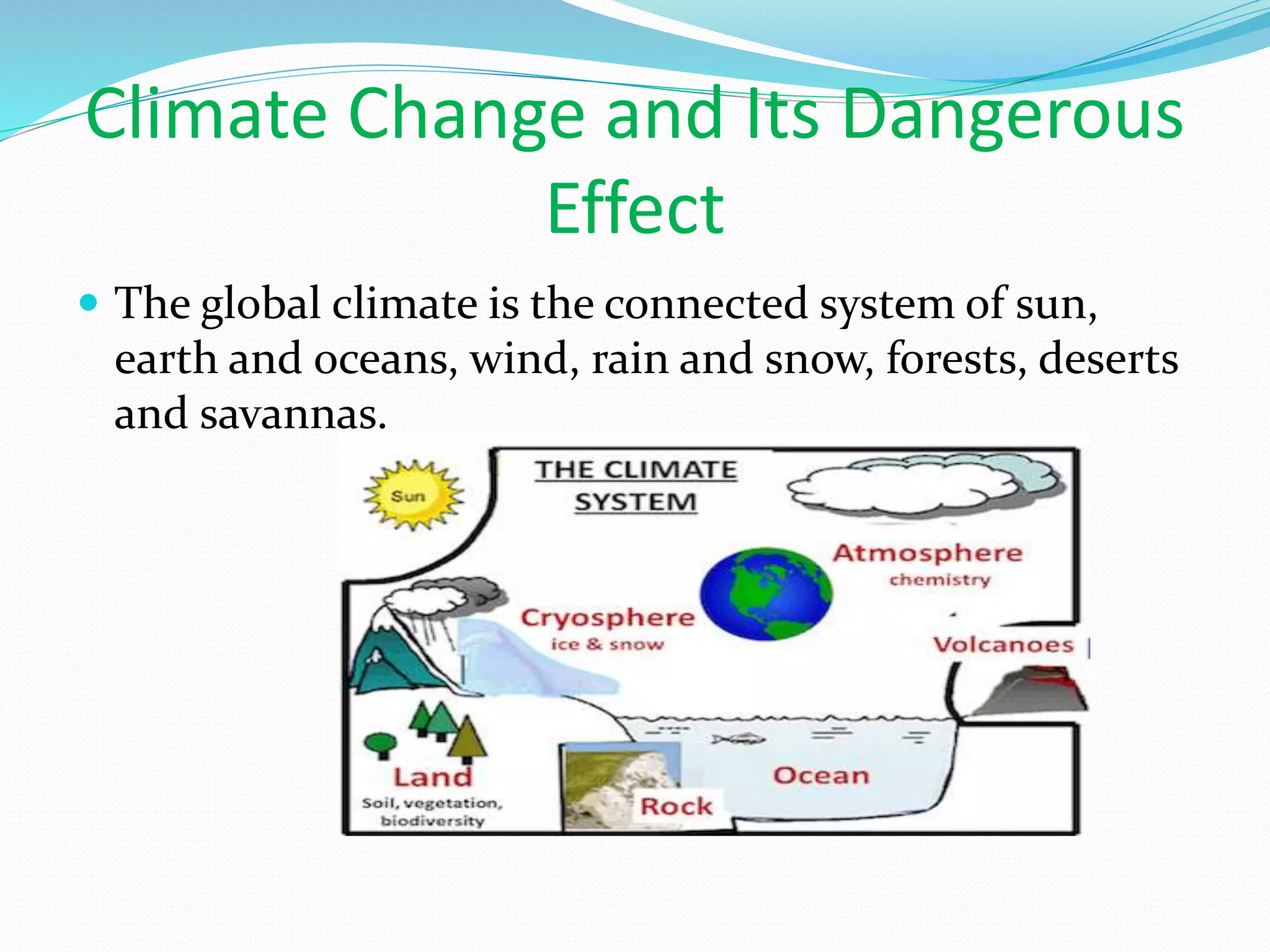 Climate Change and Its Dangerous Effect | PPT