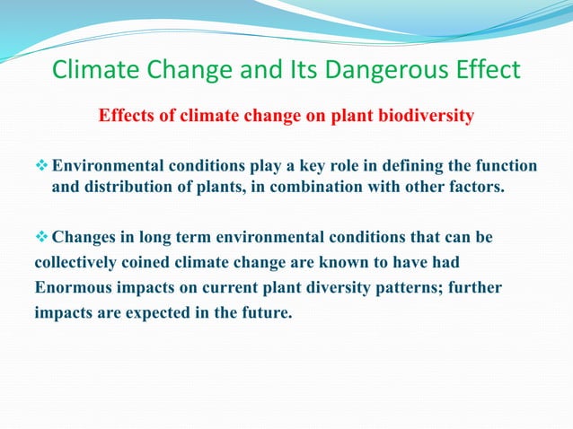 Climate Change and Its Dangerous Effect | PPT