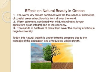 Climate change and its effects in Greece | PPTX | Weather | Science