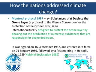 Climate change and its impact on health | PPTX