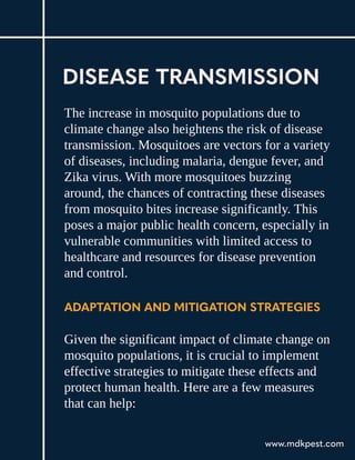 Climate Change and Mosquitoes: Understanding the Connection | PDF