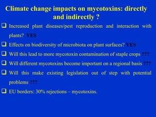 Climate change and mycotoxins | PPTX