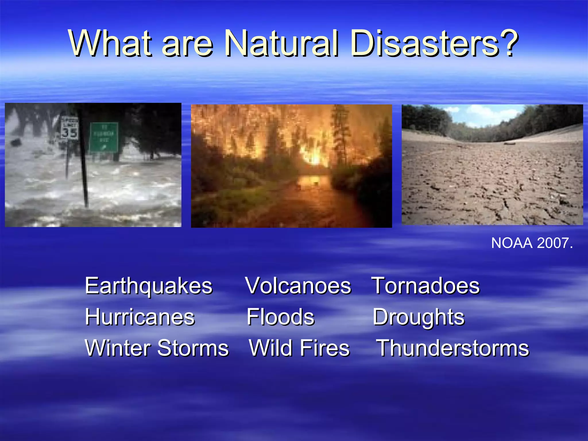 Climate Change And Natural Disasters | PPT