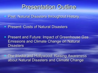 Climate Change And Natural Disasters | PPT