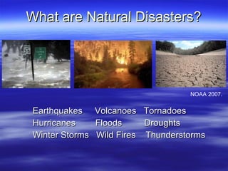 Climate Change And Natural Disasters | PPT