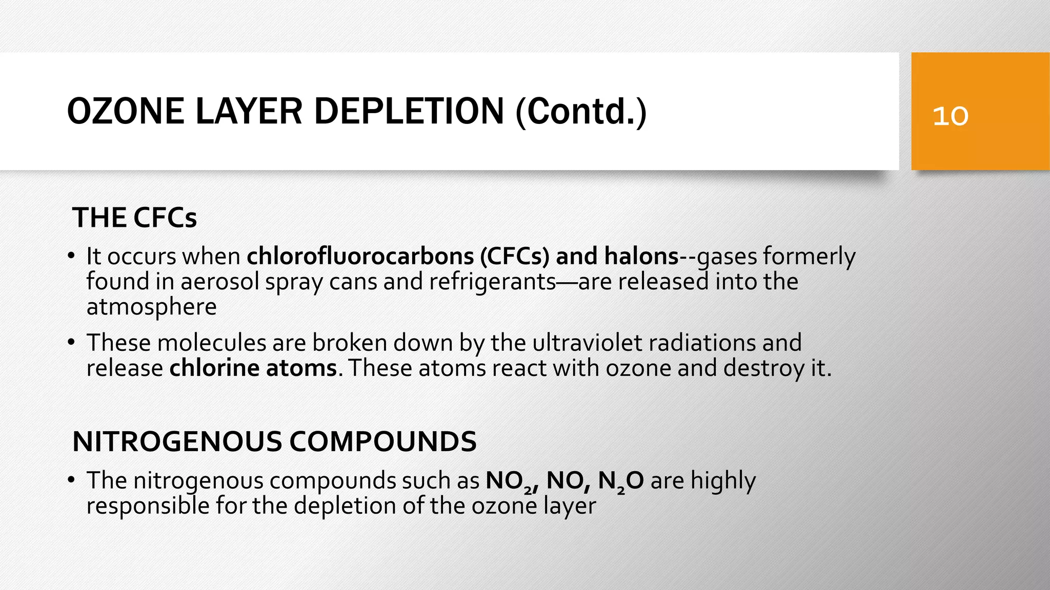 Climate change and Ozone layer depletion | PPTX