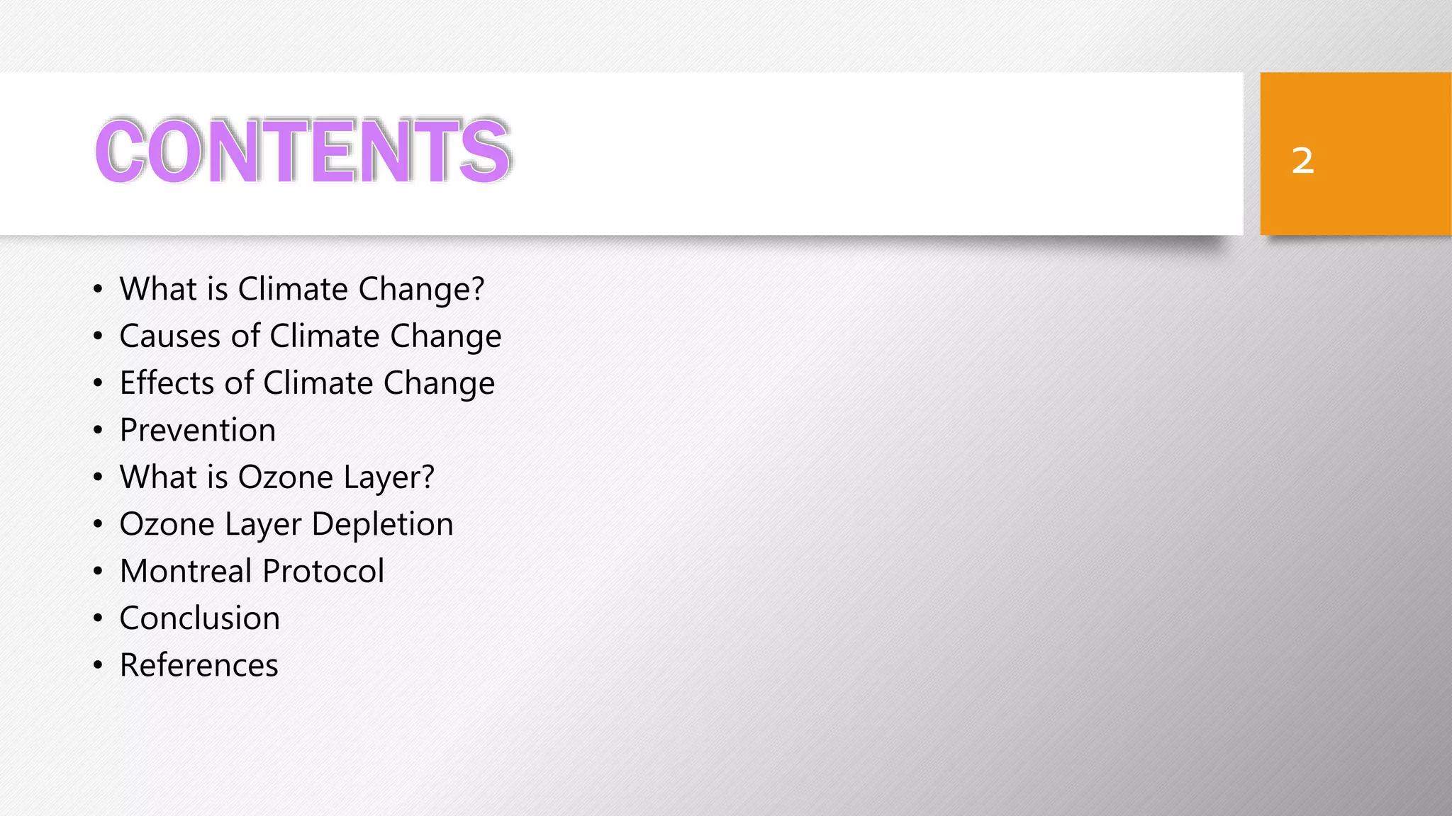 Climate change and Ozone layer depletion | PPTX