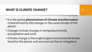 Climate change and Ozone layer depletion | PPTX