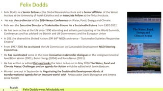 Sustainable Development Goals and the Climate Change Agreement | PPTX