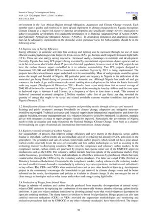 Climate change and the domestic energy sector a comparative analysis | PDF