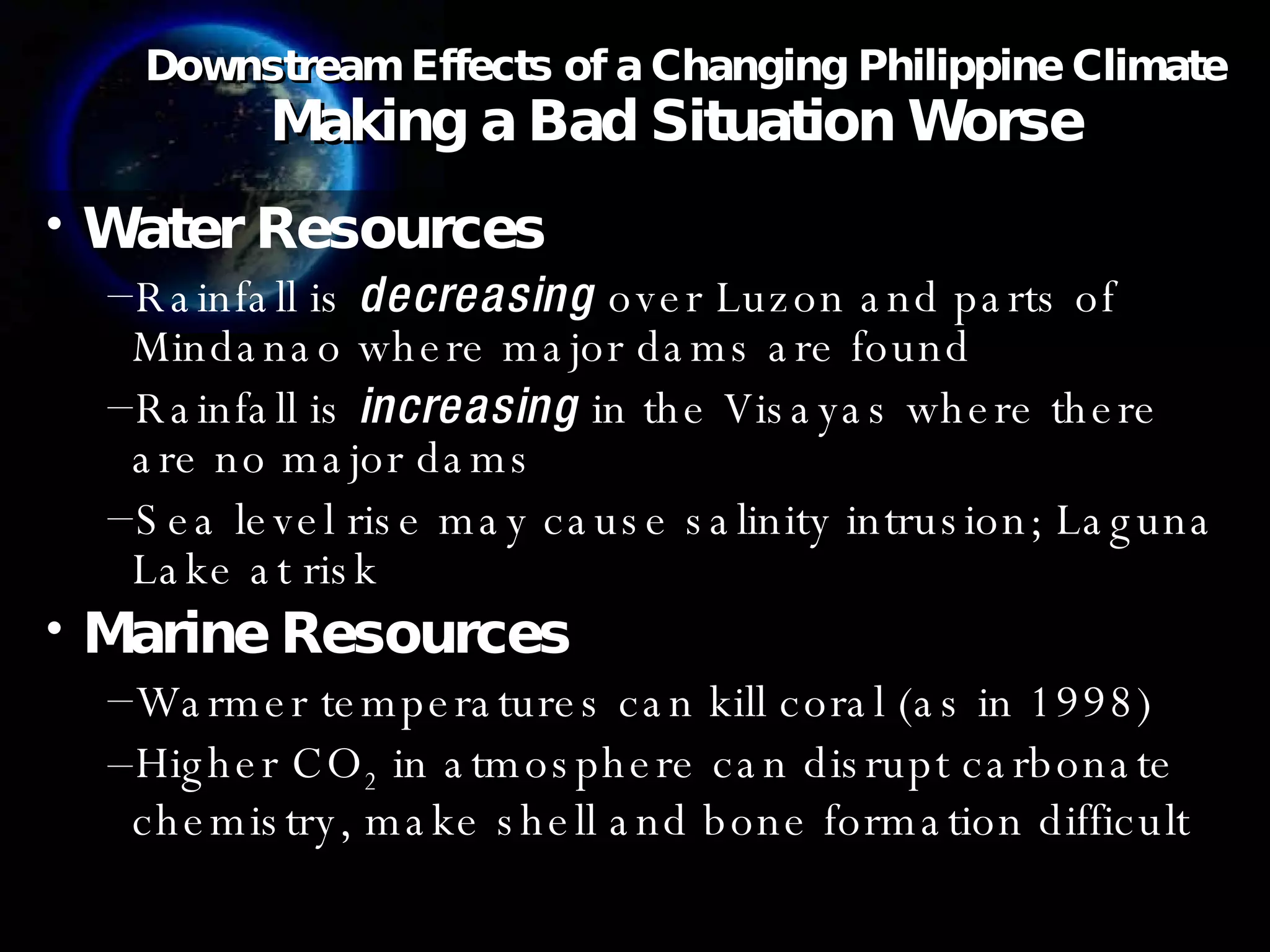 Climate Change And The Philippines | PPT