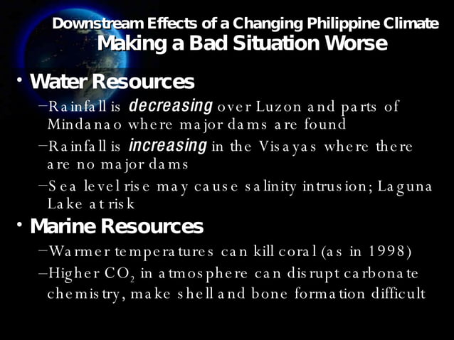 Climate Change And The Philippines | PPT | Weather | Science