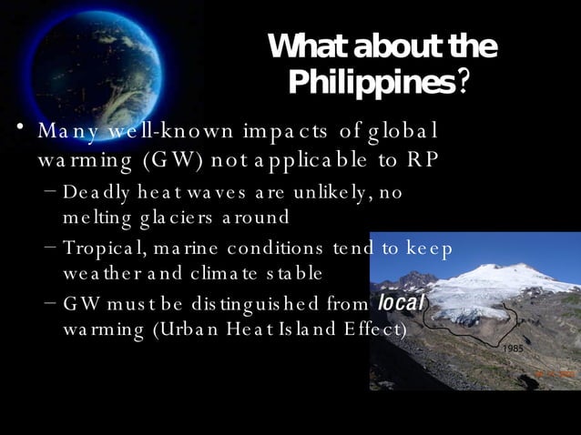 Climate Change And The Philippines | PPT | Weather | Science