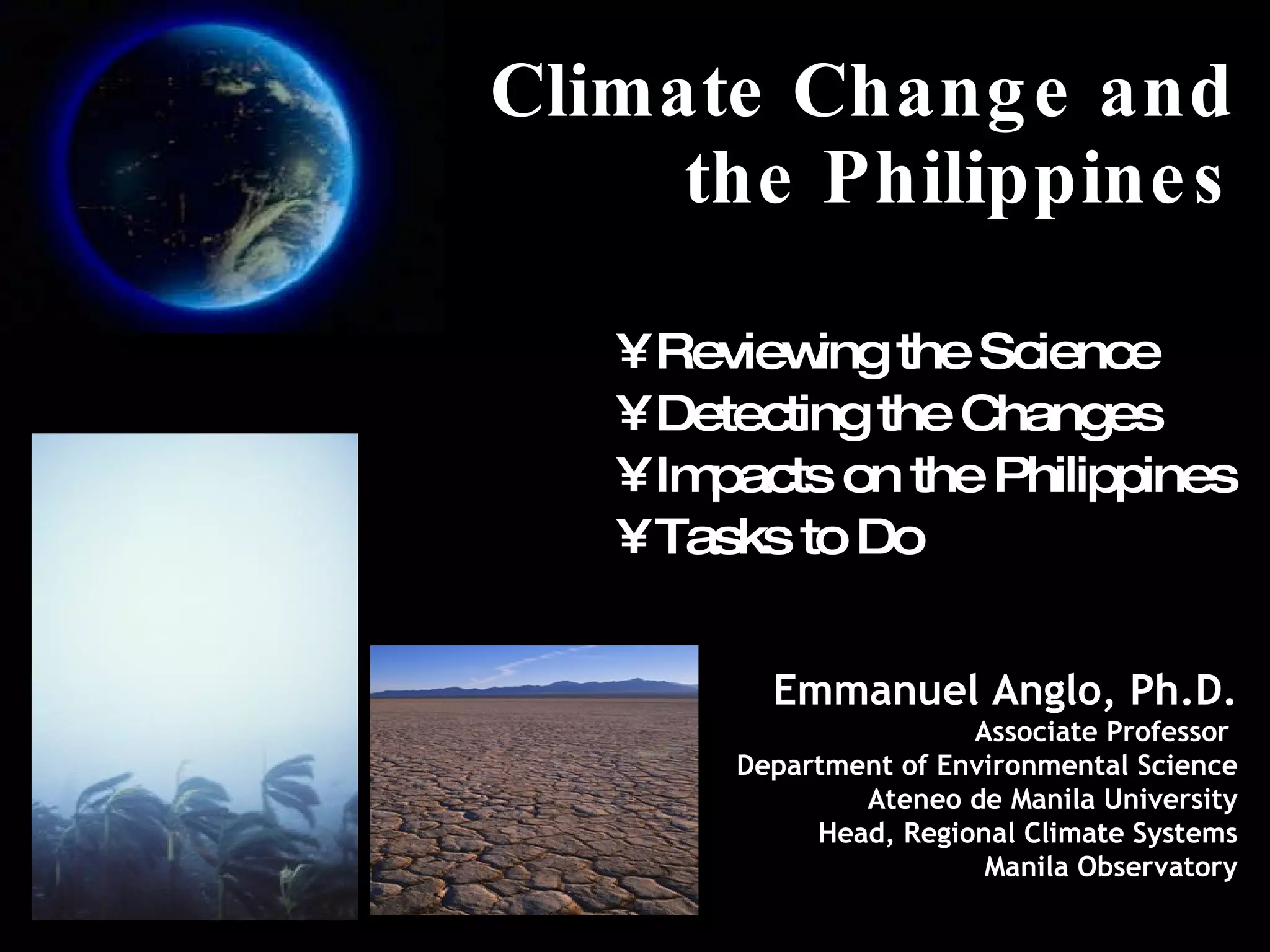 Climate Change and the Philippines | PPT